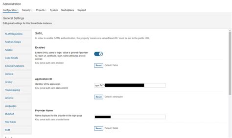 Sonarqube Developer 84035506 Saml Error Cosasamlresponse