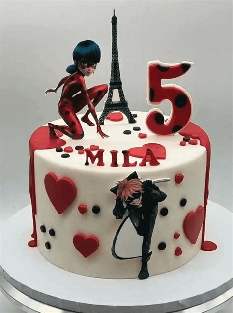 Miraculous Ladybug Birthday Cake Ideas Images Pictures
