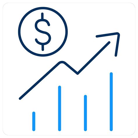 Graph Icon Concept In Blue Bold Line Color 66159971 Vector Art At Vecteezy