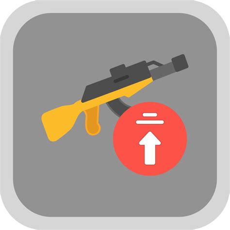Weapon Flat Round Corner Icon Design 43925068 Vector Art At Vecteezy