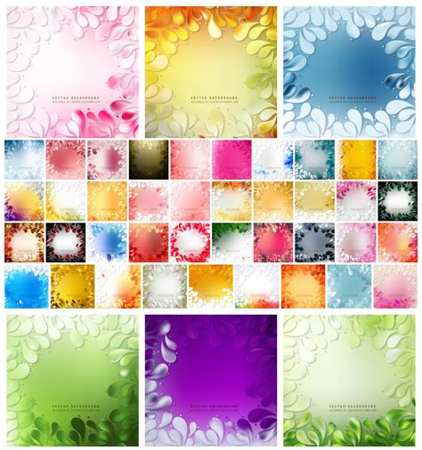 Exquisite Spectrum Of Arc Drop Background Designs