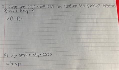 use lambda as separation constant c as final