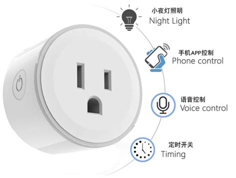 Mini Socket Night Light Wifi Wireless Timing Plug Amazon Smart Home Us Standard Smart Socket