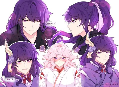 Raiden Shogun And Yae Miko Genshin Impact Drawn By Alielerart Danbooru