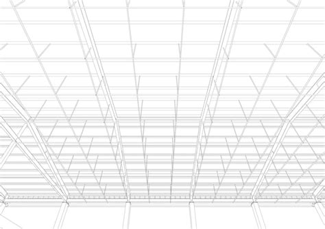 Illustration 3d De La Structure Du Bâtiment Vecteur Premium