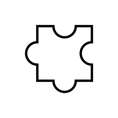 Jigsaw Puzzle Icon Jigsaw Puzzle Piece Vector Or Clipart 4721381 Vector Art At Vecteezy