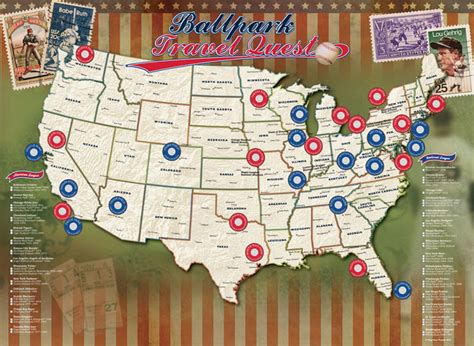Map Of All Baseball Parks