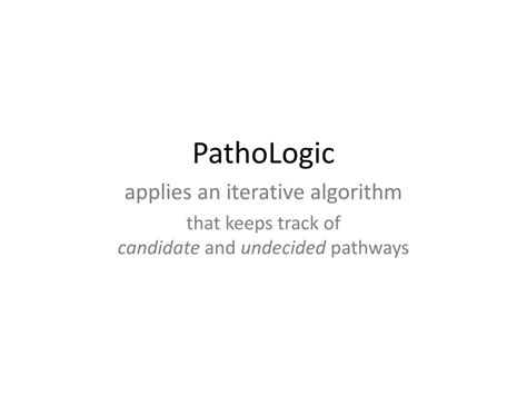 Ppt Introduction To The Pathway Tools Software Powerpoint