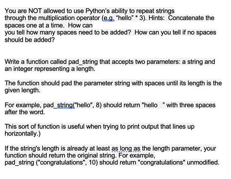 Solved You Are Not Allowed To Use Pythons Ability To Repeat