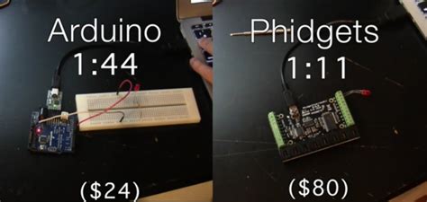 Arduino Vs Phidgets Dev Time Trials Hackaday