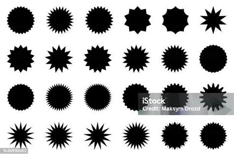 복고풍 별 일광욕 검은 광선 불꽃 놀이 디자인 요소 판매 스티커 가격표 품질 마크에 가장 적합합니다 플랫 벡터 일러스트 레이 션