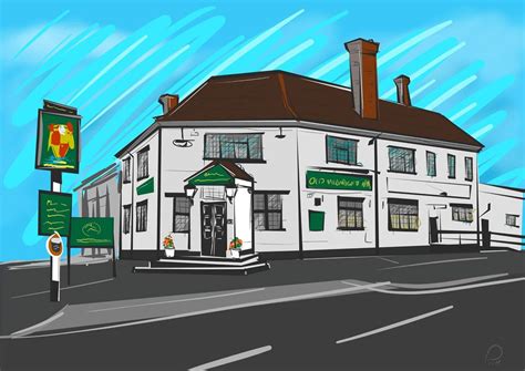 A Digital Piece Of The Old Millwrights Arms Pub Here In Aylesbury