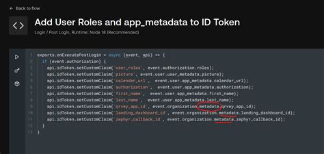 Custom Database How To Use Metadata Auth0 Community