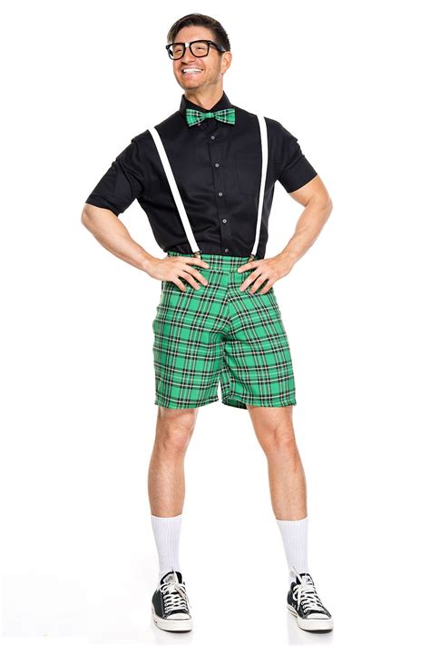 Adult Classroom Nerd Men Costume Green 27 99 The Costume Land
