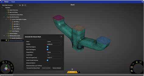 391 Accessing The Watertight Fluent Meshing Workflow Using The Web