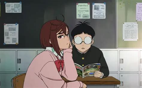 Download Anime Dandadan Momo Ayase Ken Takakura Hd Wallpaper