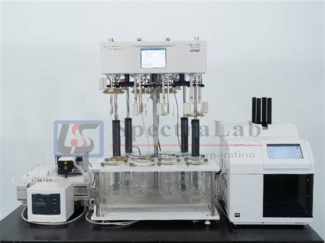 Agilent 708 DS Dissolution Apparatus With 850 DS Autosampler And 8454 UV Vis Spectrophotometer