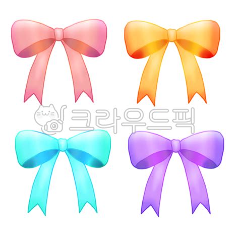 리본 디자인소스 일러스트 손그림 스티커 사진 이미지 일러스트 캘리그라피 멜로호양작가