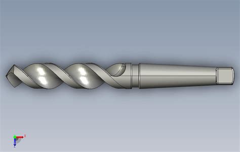 塔珀柄钻头[138度1毫米]和直柄钻头[138度5毫米] Step 模型图纸免费下载 懒石网