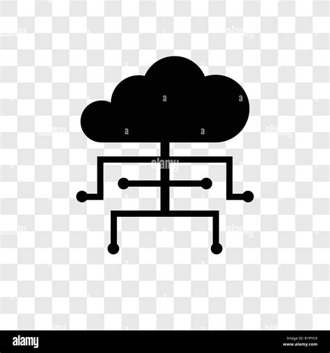 Cloud Computing Vector Icon Isolated On Transparent Background Cloud Computing Transparency
