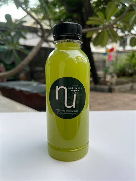 รูป น้ำผักและผลไม้สกัดเย็น100 Cold Pressed Juice By Nu จันทน์ 51