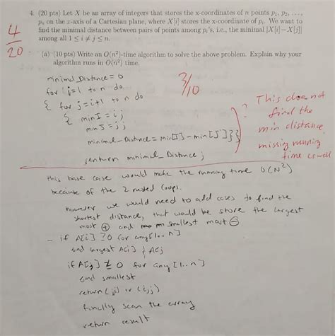 Solved Pts Let X Be An Array Of Integers That Stores Chegg