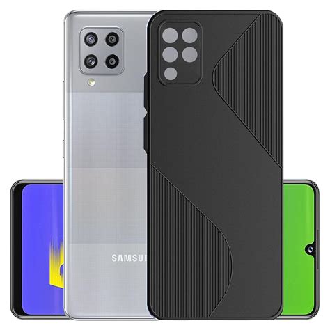 Hupshy Samsung Galaxy M42 5g Armour Back Cover Case Camera Bump