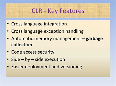 Ppt The Common Language Runtime Clr Powerpoint Presentation Free
