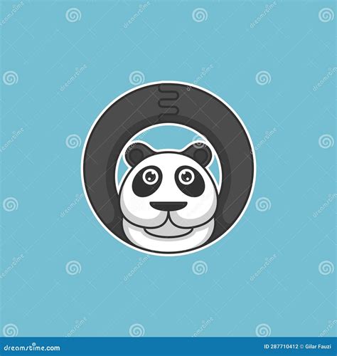 Panda Head Logo Stock Vector Illustration Of Nature 287710412