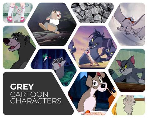 Popular Grey Cartoon Characters CartoonVibe Com