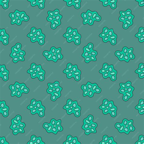 Premium Vector Microbe Or Virus Bacteria Vector Concept Green