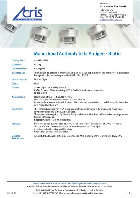 랩캠퍼스labcampus 항체 Ia Antigen