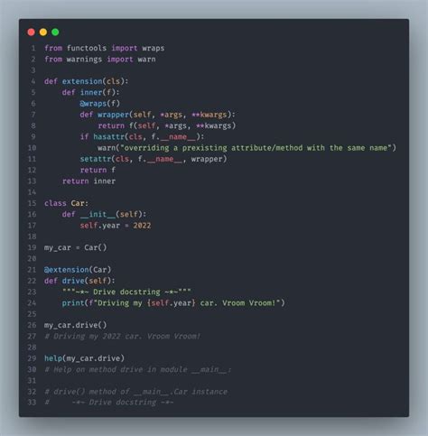 Max Humber On Linkedin Python Tip 🧠 Add Your Own Methods To Third