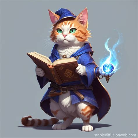 Cat Mage In A Fantasy Rpg Stable Diffusion Online Cat Mage In A Fantasy Rpg Stable Diffusion Online