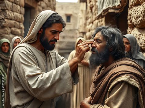 Jesus Heals The Blind Man