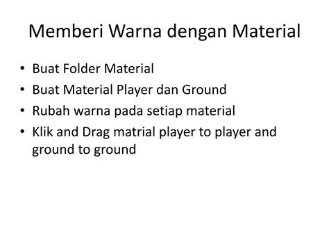 Membuat Game 3d Unity Pptx