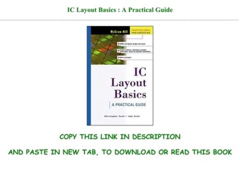 Download [ebook] Ic Layout Basics A Practical Guide Full Acces