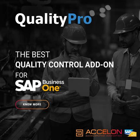 Sapbusinessone Sapb1 Sap Erp Manufacturing Qualitycontrol Addon Accelon Technologies