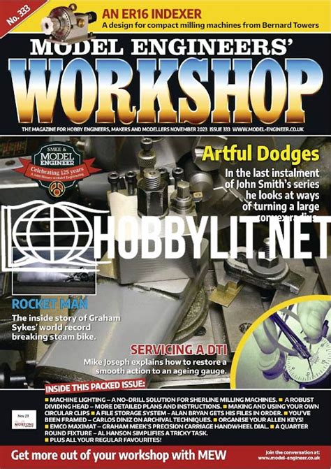 Model Engineers Workshop Magazine No 333 November 2023