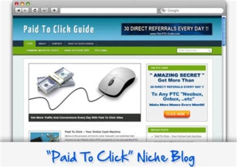 paid to click ptc niche blog highly optimized blogs tradebit