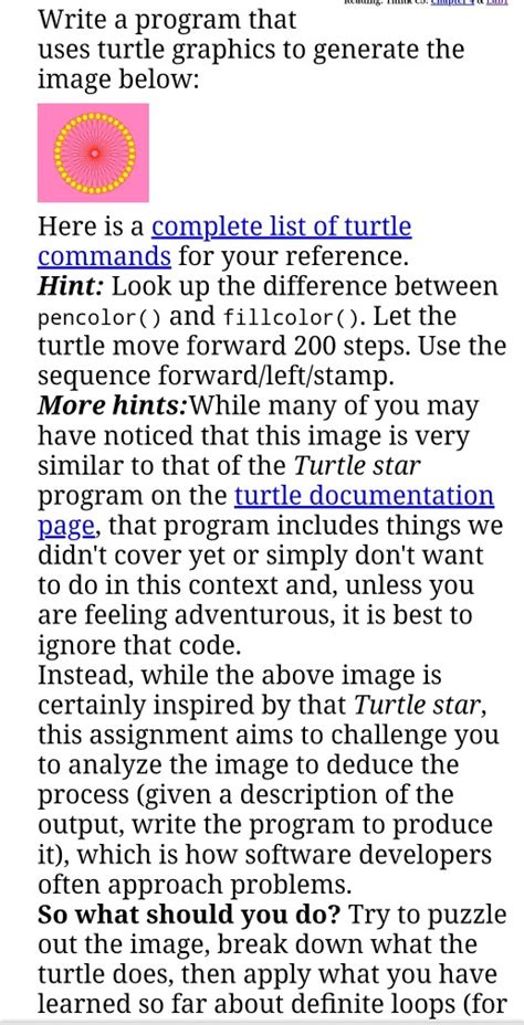 Write A Program That Uses Turtle Graphics To Generate