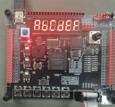 【fpga零基础学习之旅11】数码管动态扫描数码管扫描程序 Csdn博客