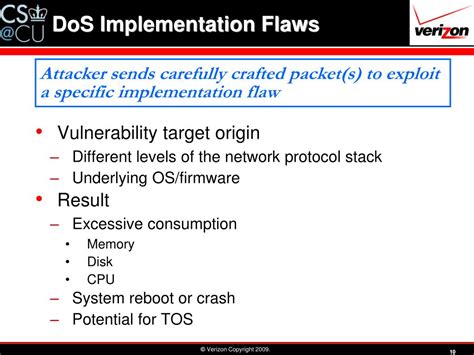 Ppt Columbia Verizon Research Secure Sip Scalable Dos Prevention