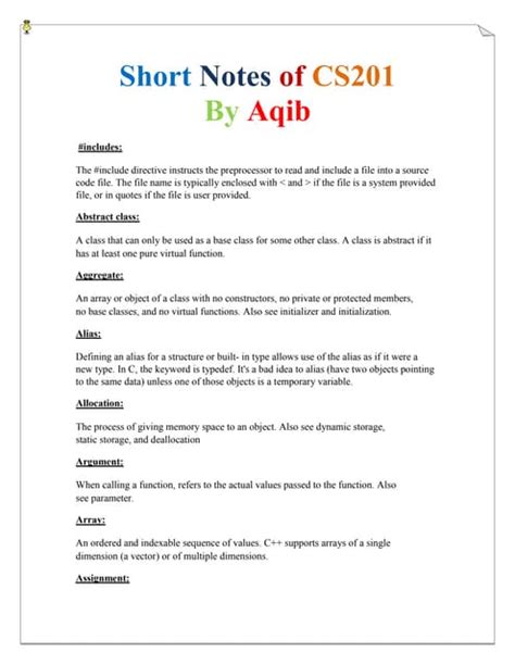 7 Downloadcs201 Solved Subjective With Reference By Aqibdoc