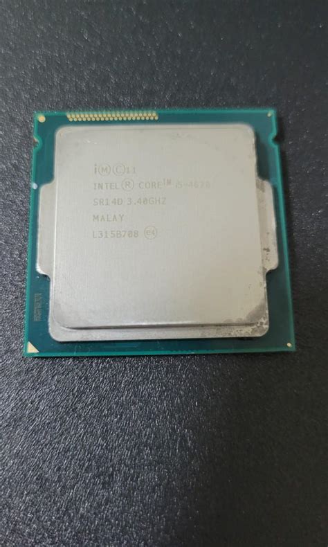 Intel Core I5 4670 Computers Tech Parts Accessories Computer Parts On Carousell