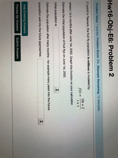 solved hw16 obj e6 problem 2 problem value 1 point s