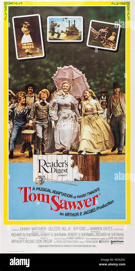 Tom Sawyer Us Poster Art From Left Jeff East Johnny Whitaker