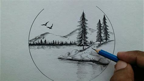 Pencil Drawing Ideas Nature At John Sigel Blog