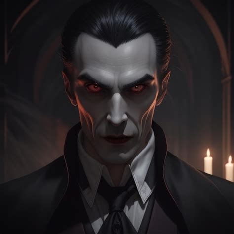 Premium Ai Image Dracula With His Big Theeth