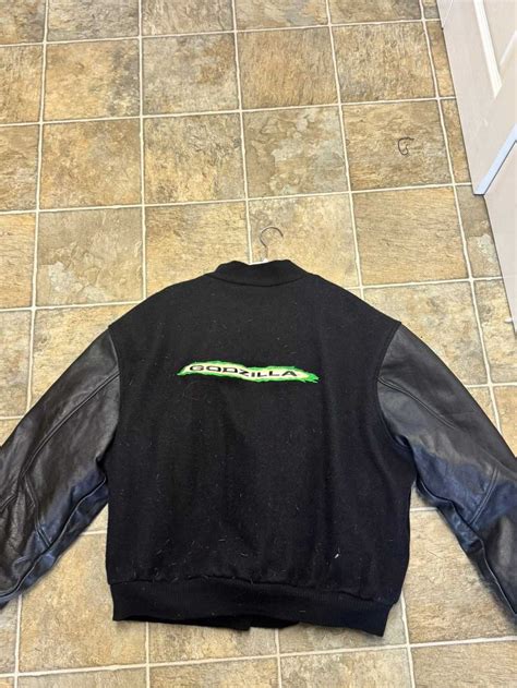Vintage Rare Exclusive Godzilla Hershey Bomber Jacket Gem